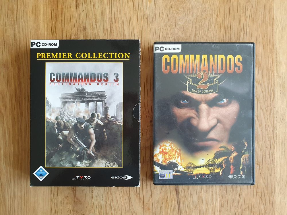 PC Game Commandos 1 1998 Big Box + Bonus Commandos 2 + 3 (Gebraucht) in ...