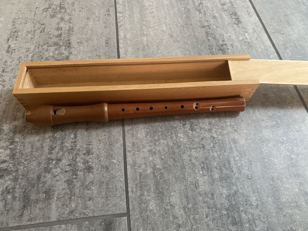 Blockflöte mit dazugehöriger Kiste (Gebraucht) in Sargans für CHF 19 ...
