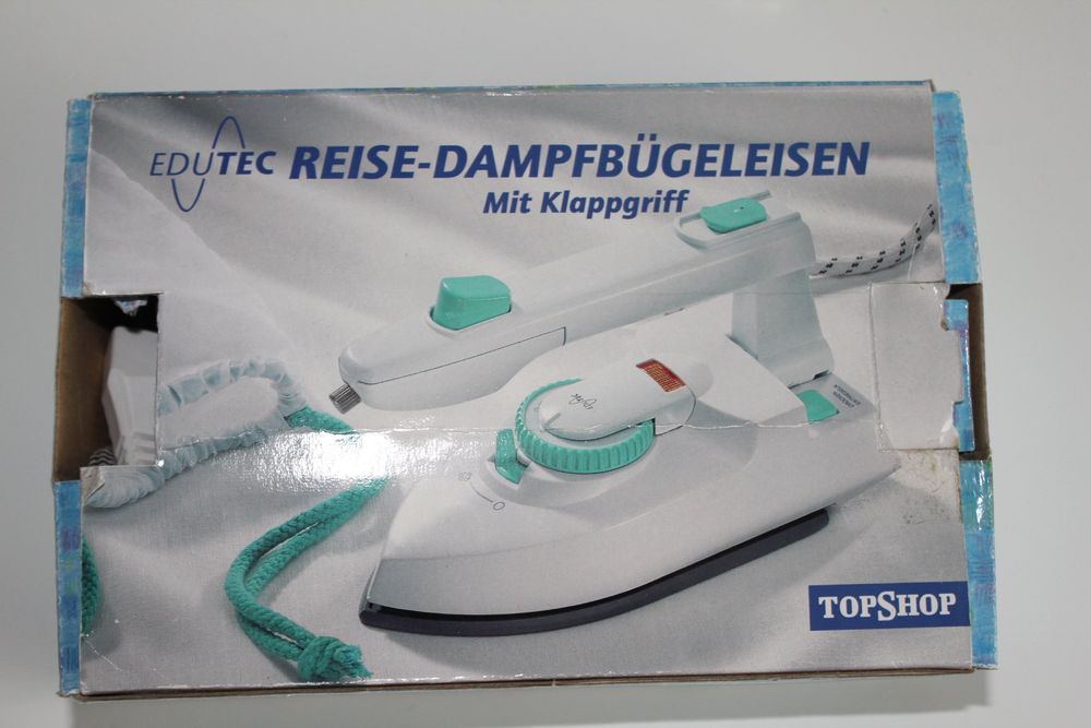 Reise-Dampfbügeleisen mit Klappgriff (Ev. Puppenhaus) (Gebraucht) in Suhr für CHF 12 – mit ...