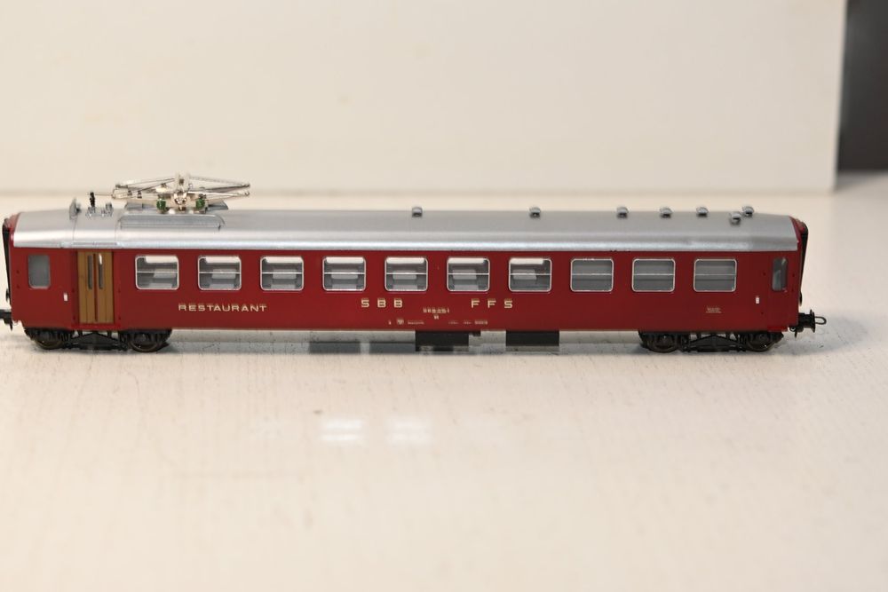 SBB Restaurant Leichtstahlwagen Liliput HO/DC mit OVP (Gebraucht) in Laupen ZH für CHF 16 – mit ...