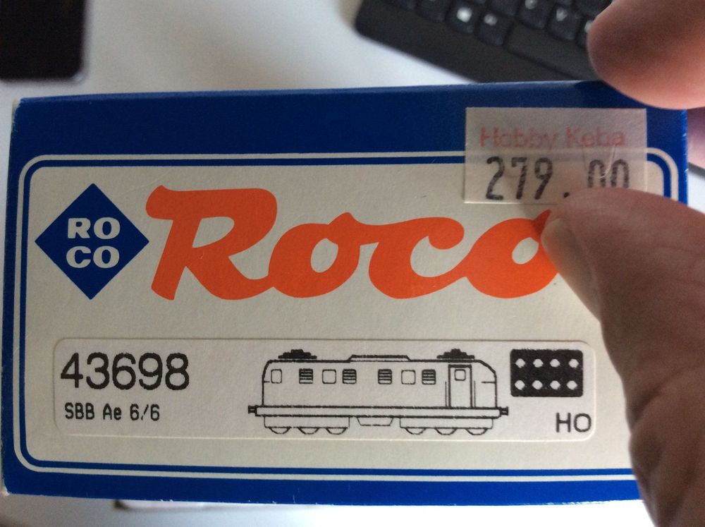 ROCO 43698 SBB Ae 6/6 WALLIS Nr.11423 | Kaufen auf Ricardo