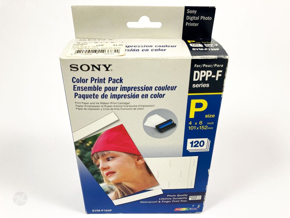 Sony DPP-F Color Print Pack SVM-F120P / 120 Bilder + 2 Toner (Neu ...