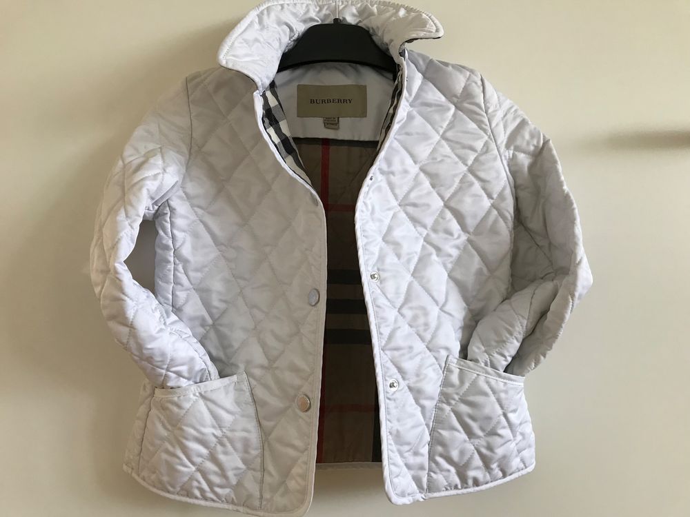 Veste fille 6 ans BURBERRY, Blanche, polyester et coton | Kaufen auf ...