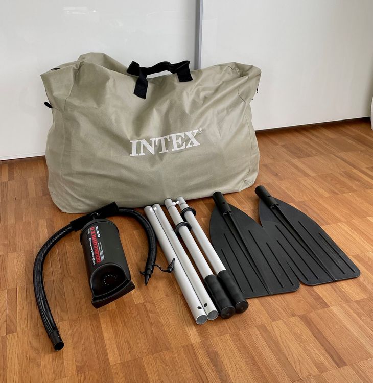 ** Schlauchboot - Intex Excursion 4 - Set - Gummi Boat ** (Gebraucht ...