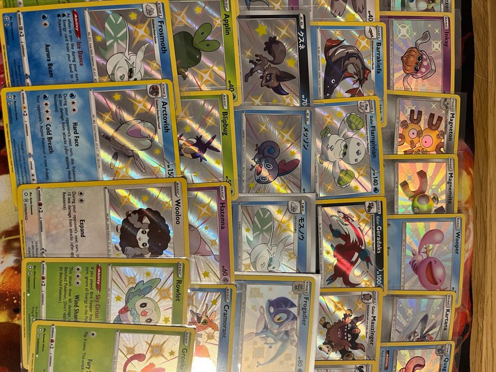 ab 1.- 🔥 Pokemon 76 Shiny Karten Sammlung (nur shinies) (Gebraucht) in ...