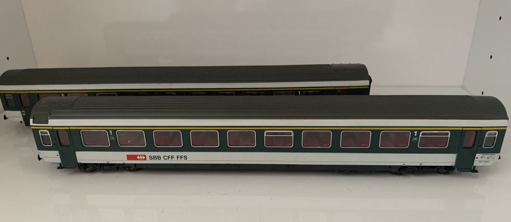 Zwei Roco H0 SBB EW IV 1. Klasse Intercity-Wagen (Gebraucht) in Volketswil für CHF 59 – mit ...