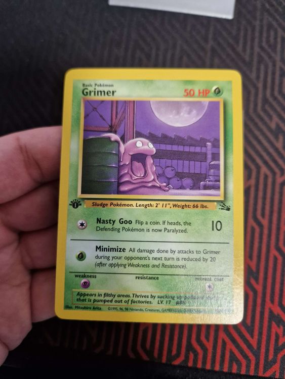 Grimer 1. Edition aus dem Set Fossil (Gebraucht) in Killwangen für CHF ...