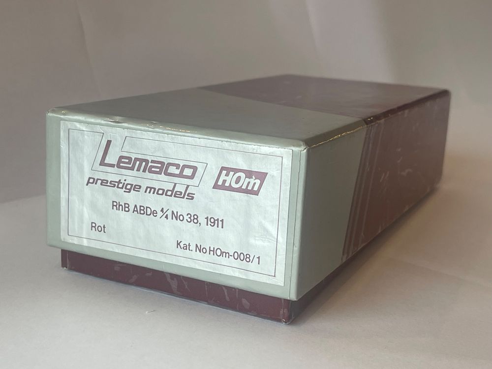 LEMACO H0m-008/1: RhB ABe 4/4 38 (Neu und originalverpackt) in Hünibach ...