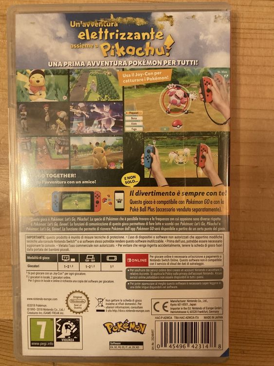 Nintendo Switch gioco Pokémon Let’s Go Pikachu | Kaufen auf Ricardo