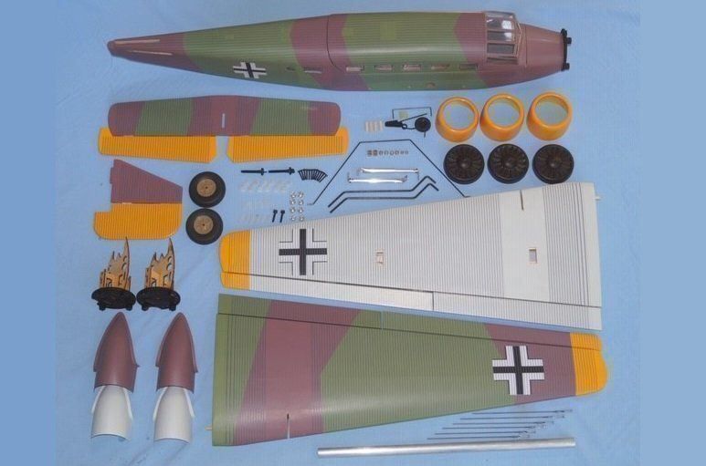 Junker JU-52 Camo, Spw 1630mm, ARF-Set von VQ-Models (Neu und ...