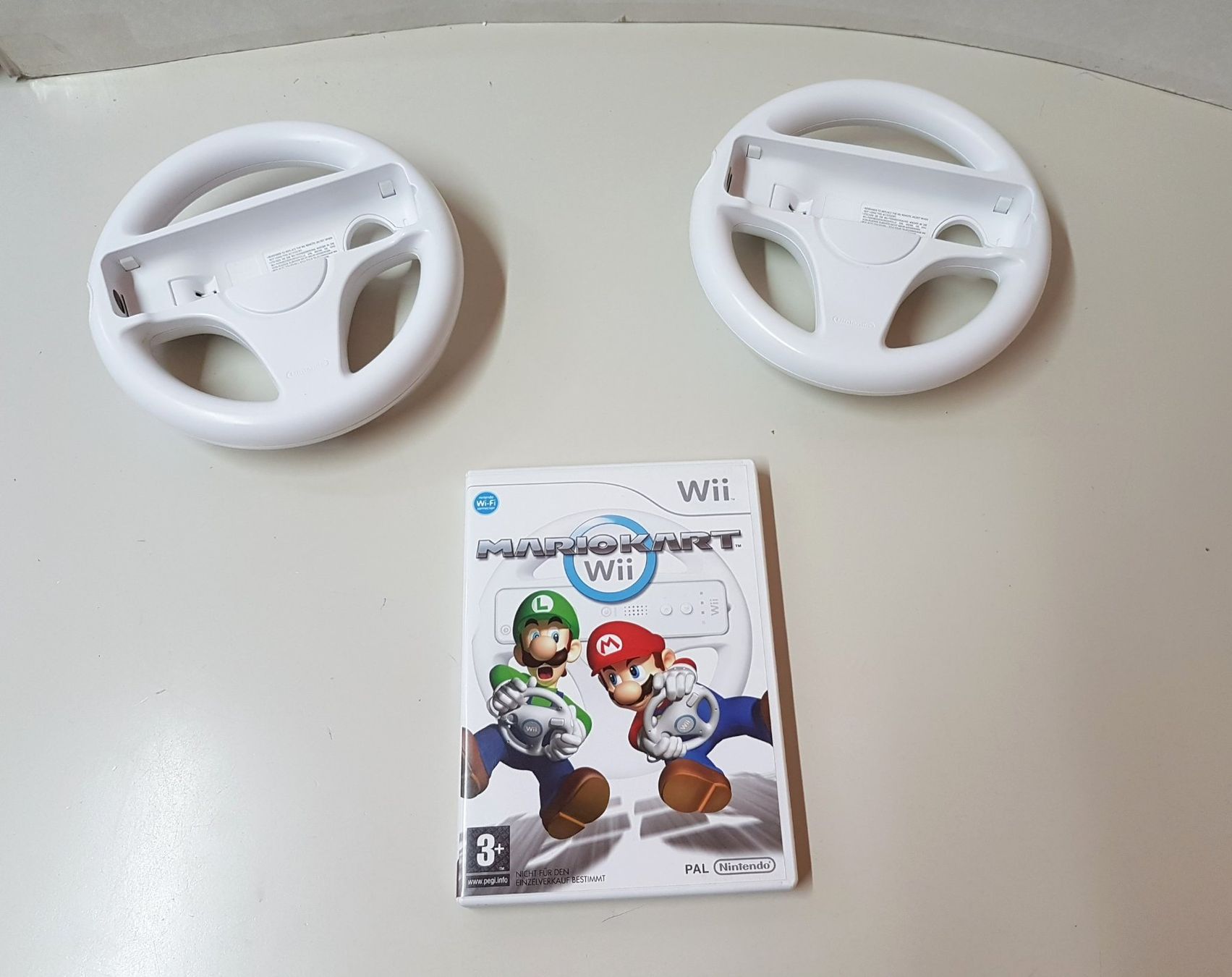Mario Kart mit 2 Lenkrad Original Nintendo Wii Rennspass (Gebraucht) in ...