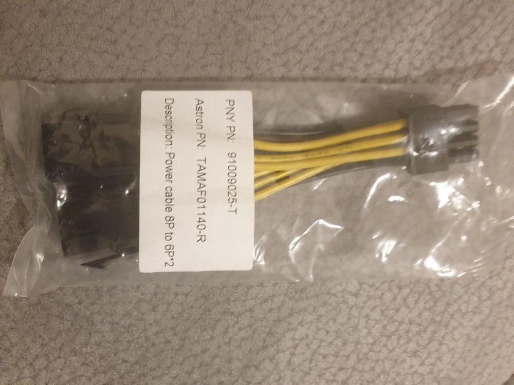 Power cable riser 6x2 to 8pin Pcie (Neu und originalverpackt) in ...