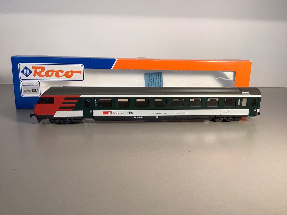 Roco 44892 : SBB 2.Kl Steuerwagen Bt EW IV grün (Gebraucht) in Bossonnens für CHF 99.9 – mit ...