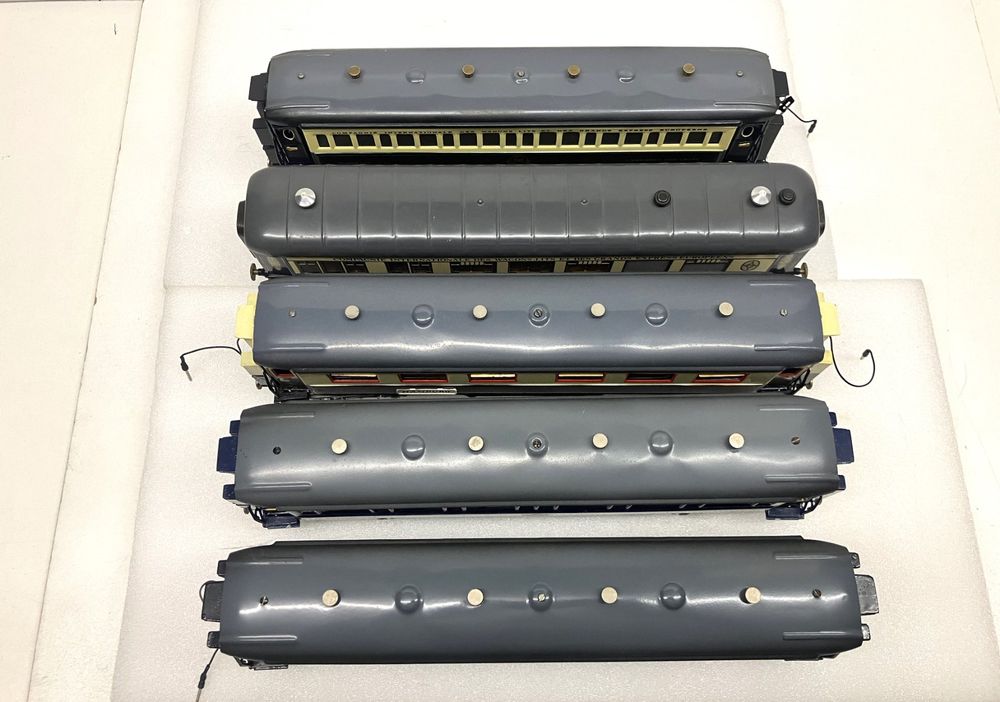 Spur 0 3L AC: Set 4x Orient-Express - 1x Rheingold - Metall (Gebraucht ...