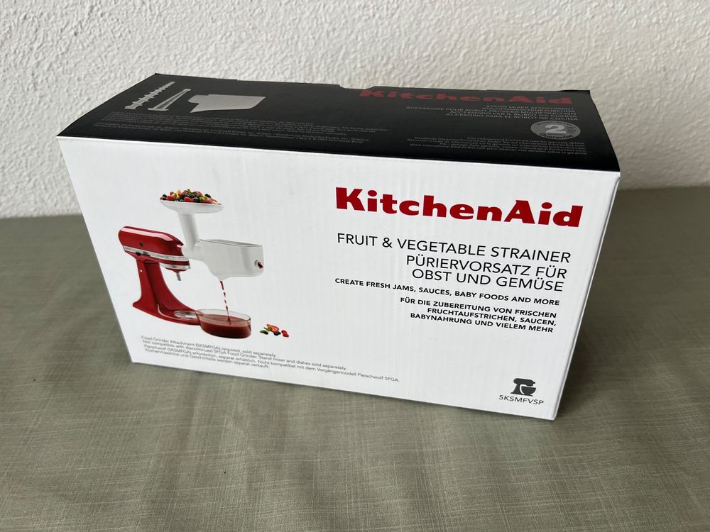 KitchenAid FRUIT & VEGETABLE STRAINER PÜRIERVORSATZ FÜR OBST | Kaufen ...