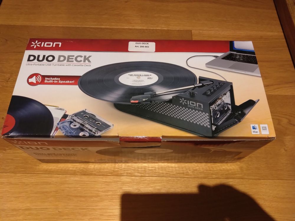 ion Duo Deck Plattenspieler Kassettenspieler - Converter | Kaufen auf ...