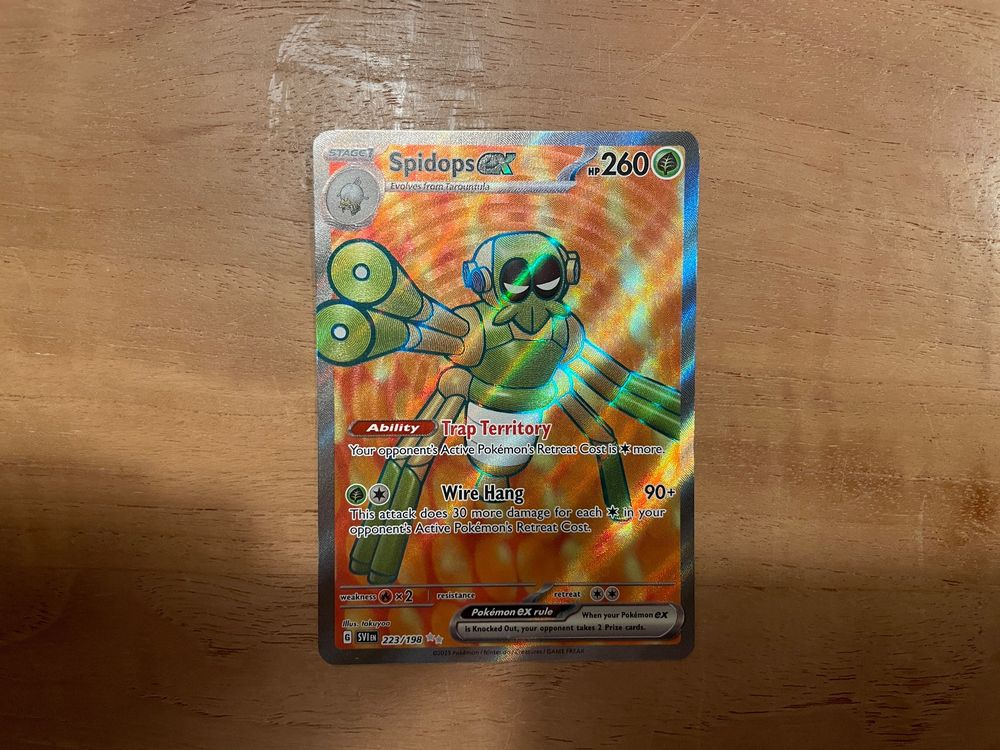 Spidops EX 223/198 EN Scarlet & Violet Pokemon | Acheter sur Ricardo