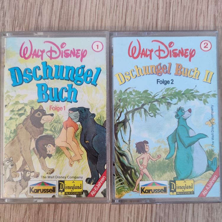 Kassette Dschungelbuch Folge 1 + 2 (Gebraucht) in Bütschwil für CHF 8.5 – mit Lieferung auf ...