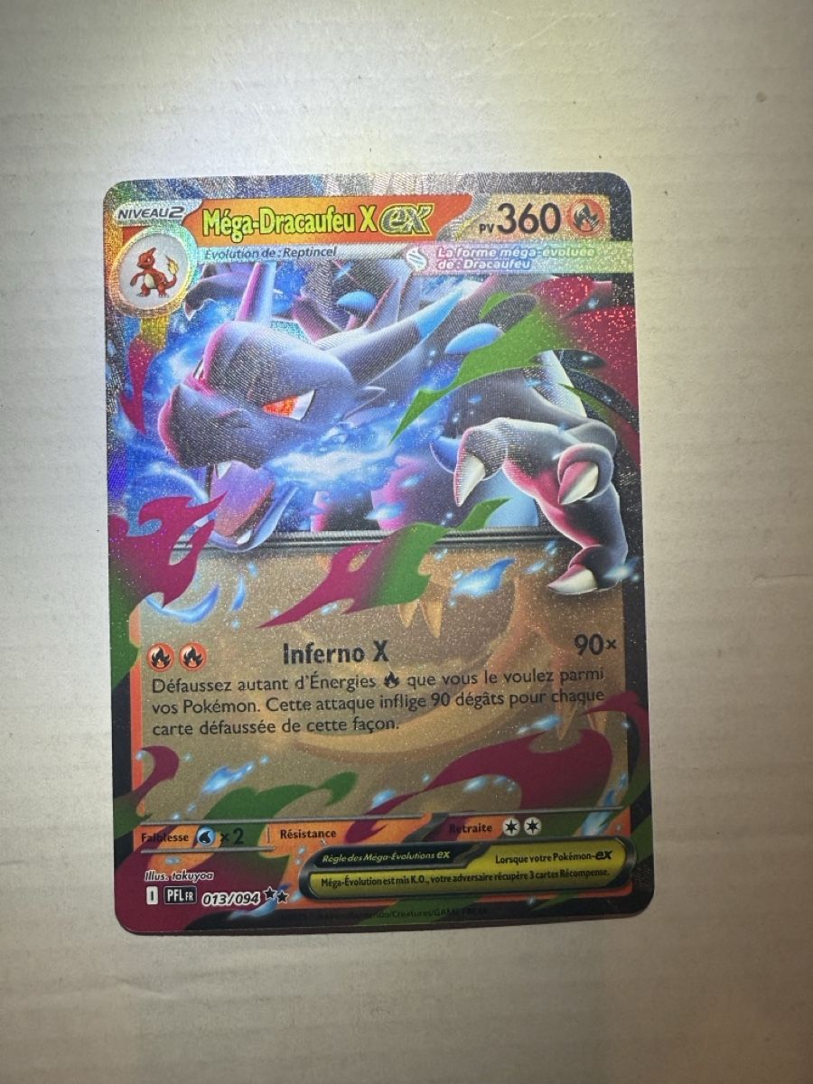 Pokémon Méga-Dracaufeu X EX 013/094 Sortie de booster . (Neuf (Voir ...