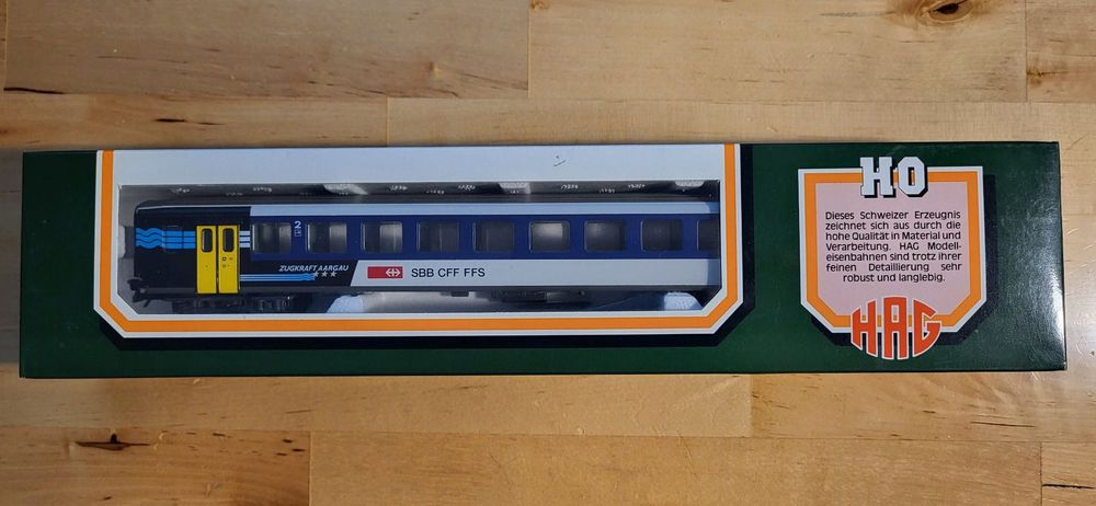 !Rarität!, HAG Nr. 721 EW1 2.Kl. NPZ "Zugkraft Aargau" DC (Neu (gemäss ...