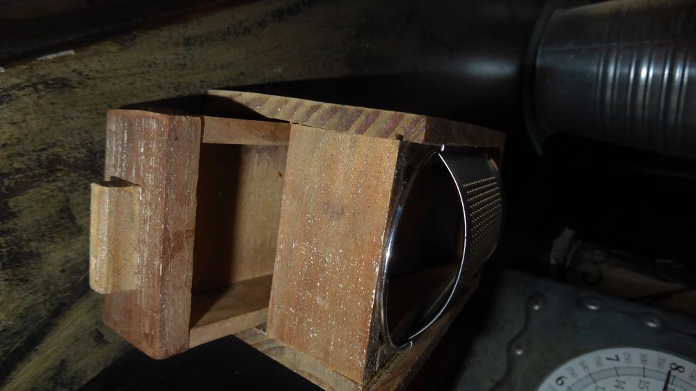 Vintage Küchen Raffel für Ingwer Zitronen Knoblauch ect Holz (Gebraucht ...