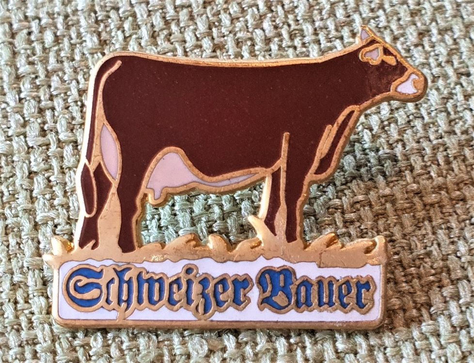 G582 - Pin Schweizer Bauer Kuh Cow (Gebraucht) in Reinach BL für CHF 2 ...