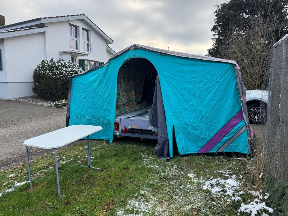 Zeltanhänger /Wohnanhänger RACLET 613 B (Gebraucht) in Niederönz für ...