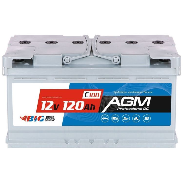 BIG AGM 12V 120Ah C100 Solarbatterie (Neu und originalverpackt) in Bottighofen für CHF 199 – mit ...