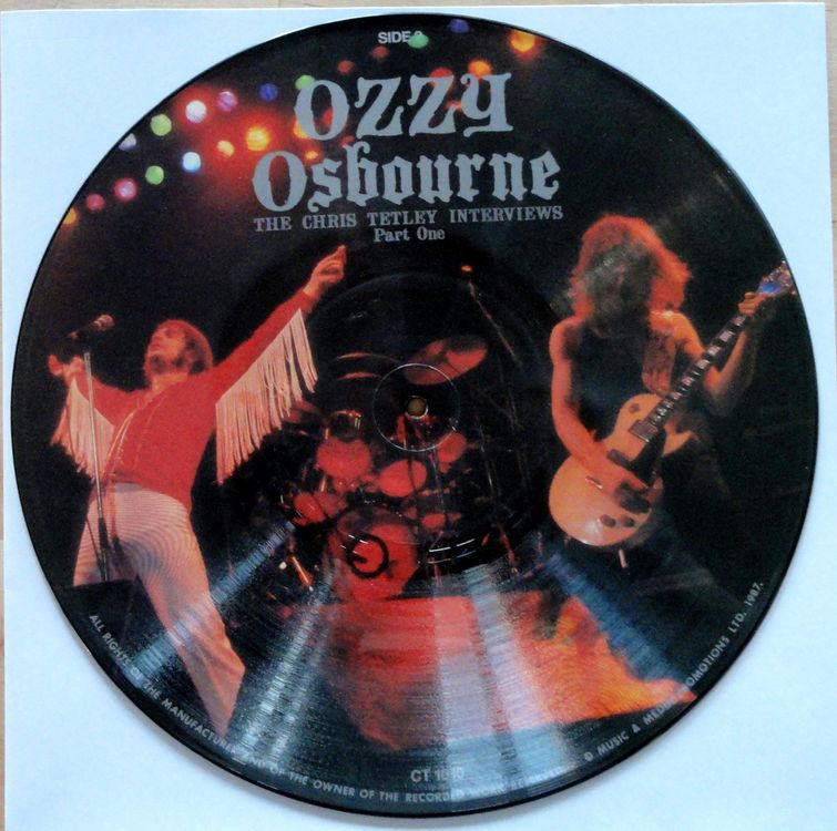 PICTURE-LP BLACK SABBATH OZZY OSBOURNE UK 1987 CT 1010 (Gebraucht) in ...