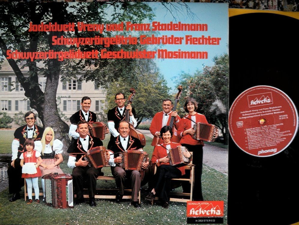 Schwyzerörgelitrio Gebrüder Fiechter - LP ♪ GEWASCHEN ♪ (Gebraucht) in Unterseen für CHF 9 – mit ...