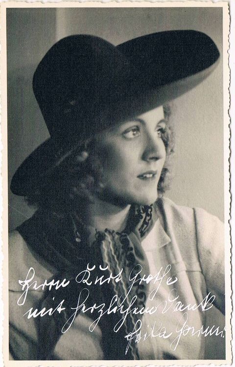Erika Görner Autogramm signiert Vintage Foto 9x14cm (Gebraucht) in Bischofszell für CHF 20 – mit ...