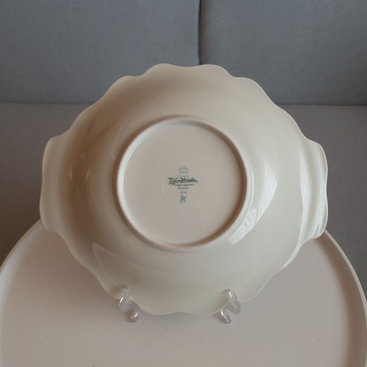 Weimar Porzellan/Albert Hans "Sybille" Schalle gold und rot (Gebraucht ...