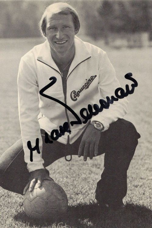 FC BASEL KARL ODERMATT AUTOGRAMMKARTE CAFE CAPUCCINO MIGROS (Usato) a ...