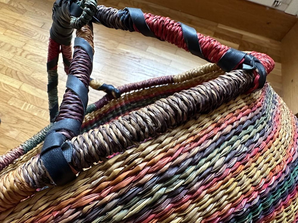 Afrikanischer Korb, Bolga-Korb, ovale Körbe, Ghana-Korb | Kaufen auf ...