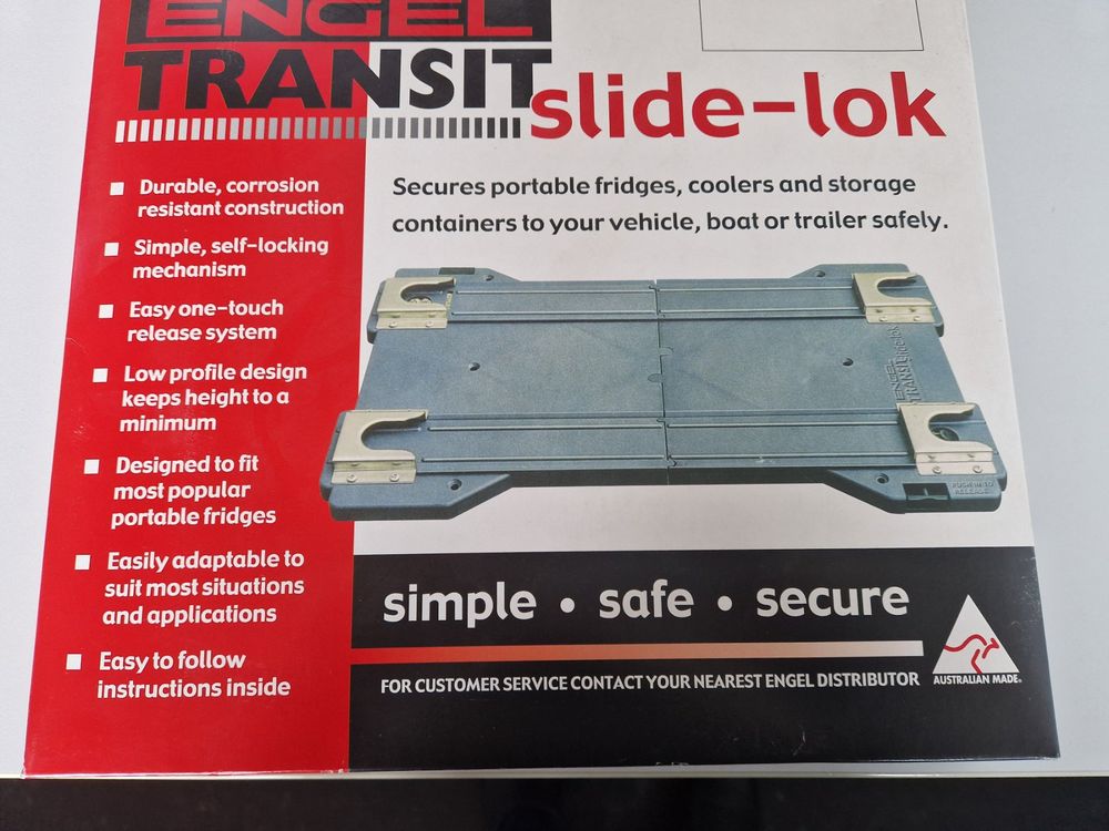 Engel Transit Slide Lok Befestigungskit zu MT 27 Kühlbox (Neu und ...