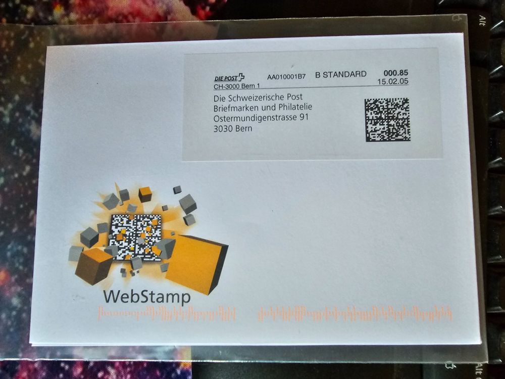 CH 2004 WEBSTAMP 2 BELEGE | Kaufen auf Ricardo