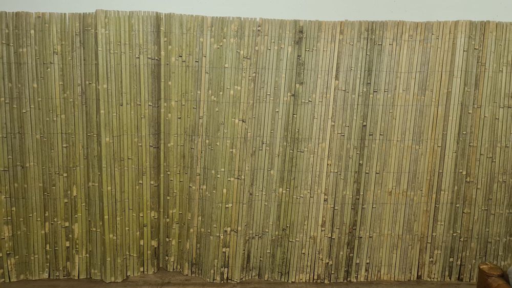 Bambus Sichtschutzmatte Zaun Sichtschutz 160 x 600 cm (Gebraucht) in ...