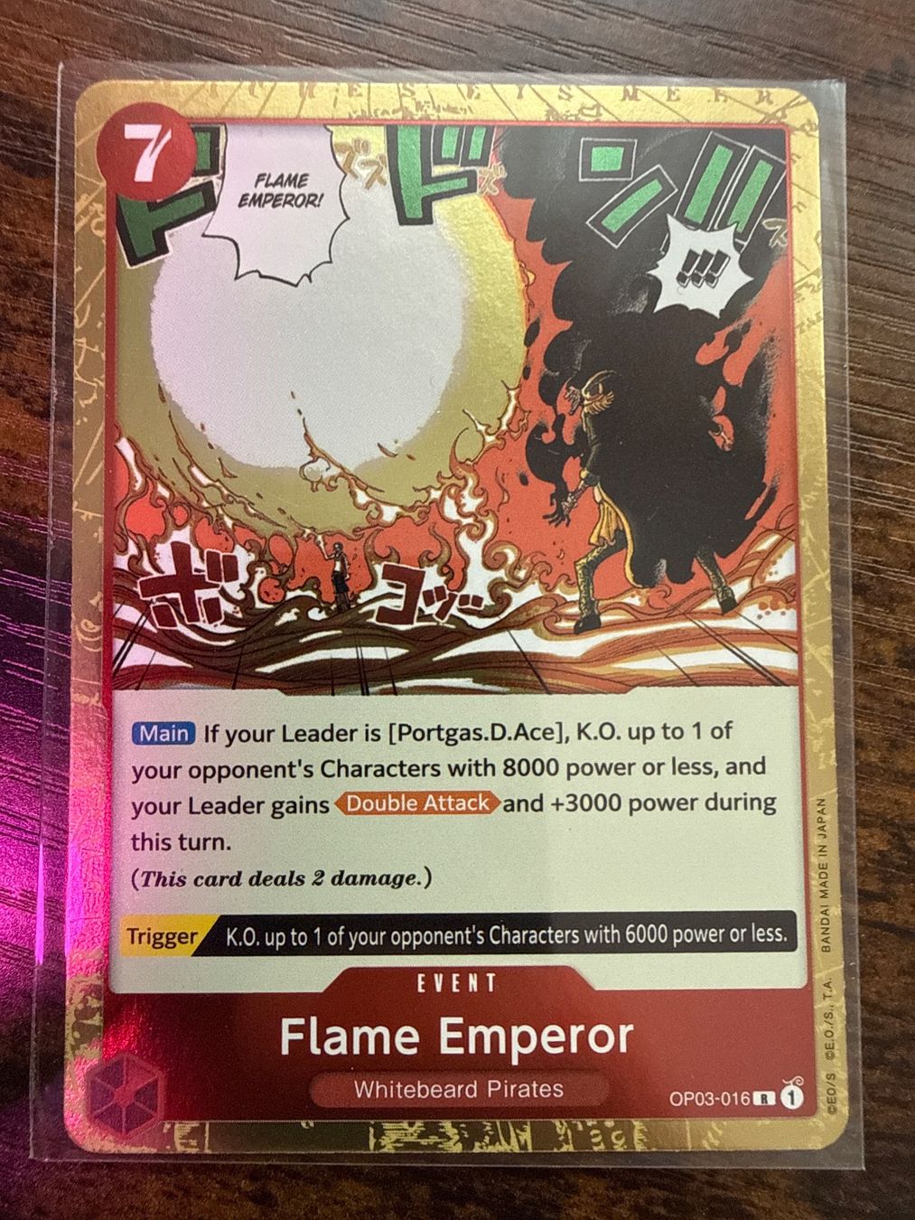One Piece Card Game – Flame Emperor – OP03 – OP03-016 – Rare (Gebraucht ...