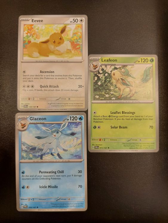 Eevee/Leafeon/Glaceon Twilight Masquerade EN (TWM) (Usato) a Biasca per ...