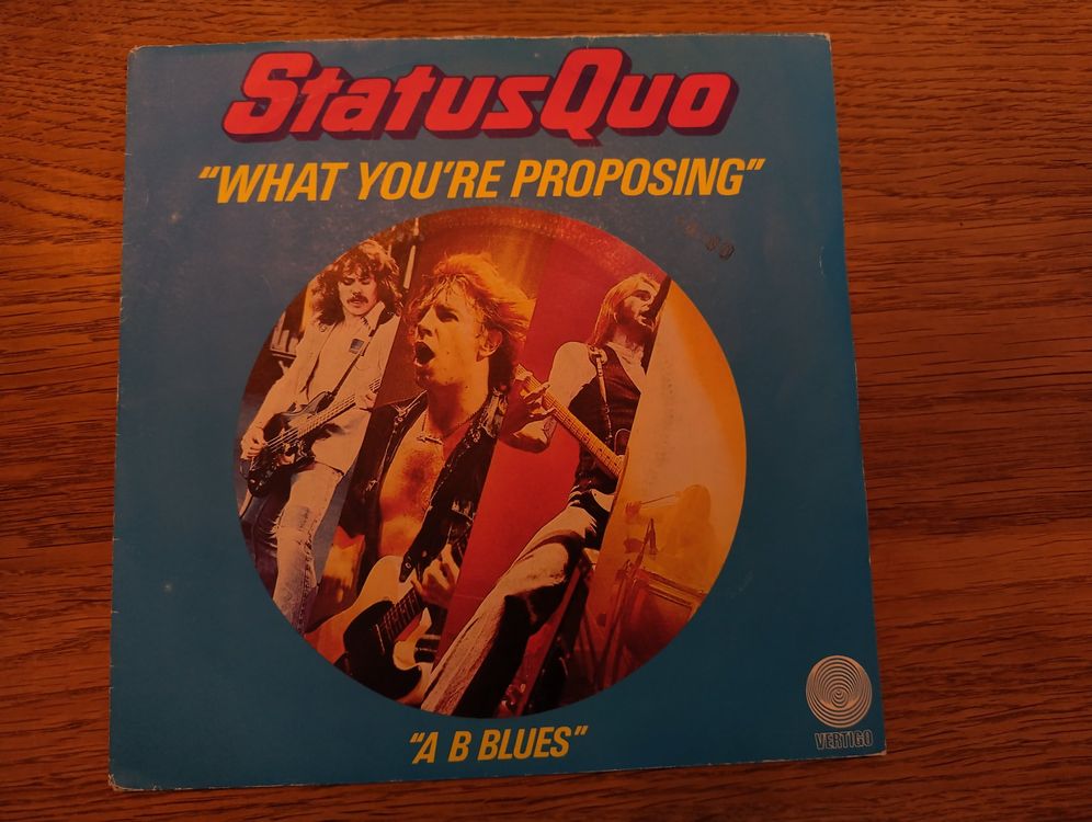 STATUS QUO - WHAT YOU`RE PROPOSING - 1980 - SINGLE (Gebraucht) in Wilderswil für CHF 5 – mit ...