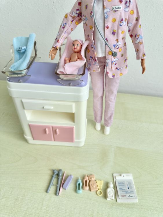 Vintage Mattel Barbie Happy Family Papa und Ärztin (Gebraucht) in ...