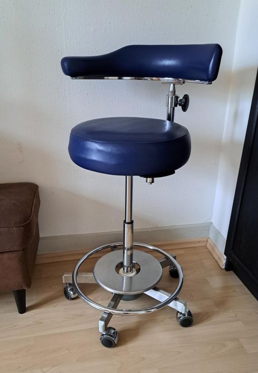 Dental Hocker 22001, Zahnärztlicher Arbeitsstuhl mit Rollen | Kaufen ...