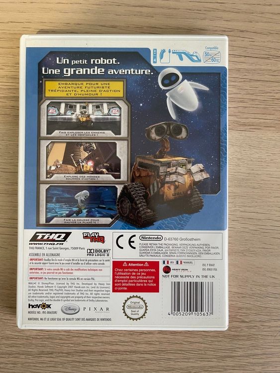 WALL-E - Nintendo Wii (D'occasion) à Cheseaux-Noréaz pour CHF 3 – avec ...