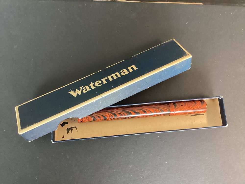 Superbe WATERMAN RIPPLE SAFETY 42 en ébonite 1923 | Kaufen auf Ricardo