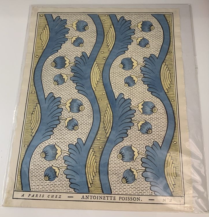 Feuille de papier peint dominoté, Antoinette Poisson (Neuf avec ...