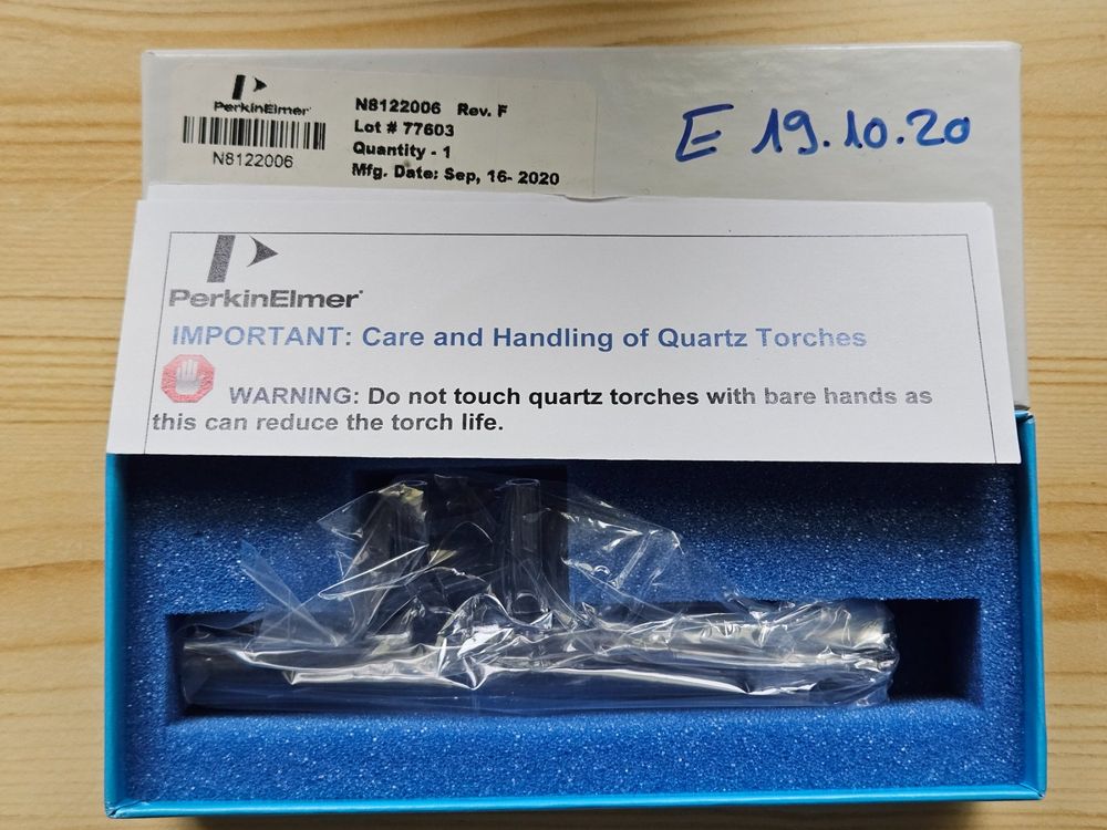 Perkin Elmer Torch N8122006 für ICP-MS "Nexion 300" (Neu und ...