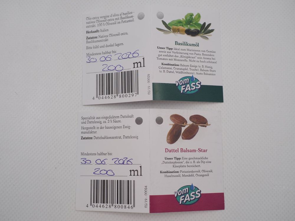 VOM FASS Öl und Essig Geschenkset (25111044) (Neu und originalverpackt ...