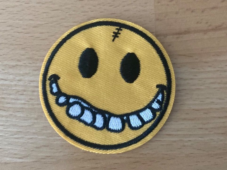 Emoji Patch Sticker Aufnäher 6 (Neu (gemäss Beschreibung)) in Horn für ...