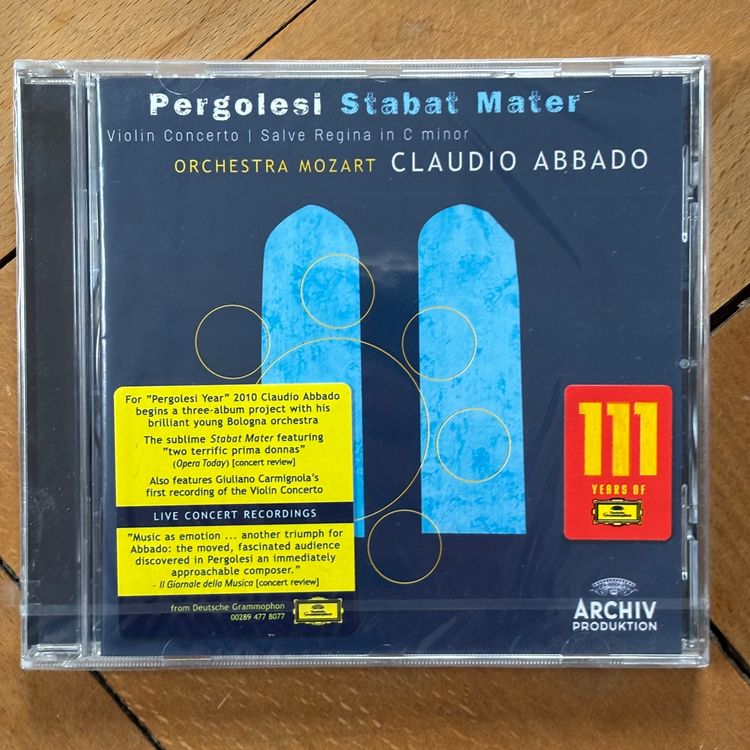 Abbado/Orchestra Mozart: Stabat Mater (Neu und originalverpackt) in Stans für CHF 5 – mit ...