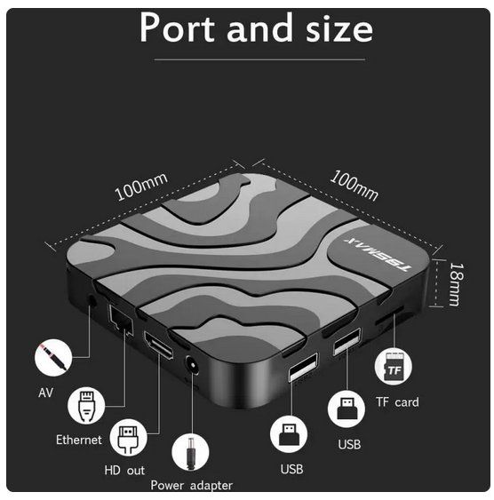 iPtv T95 max smart android tv box android 12 (Neu und originalverpackt ...